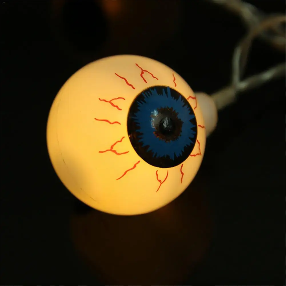 LED Eye Shape Light String Decorative Light Halloween Ghost Eye Shape ...