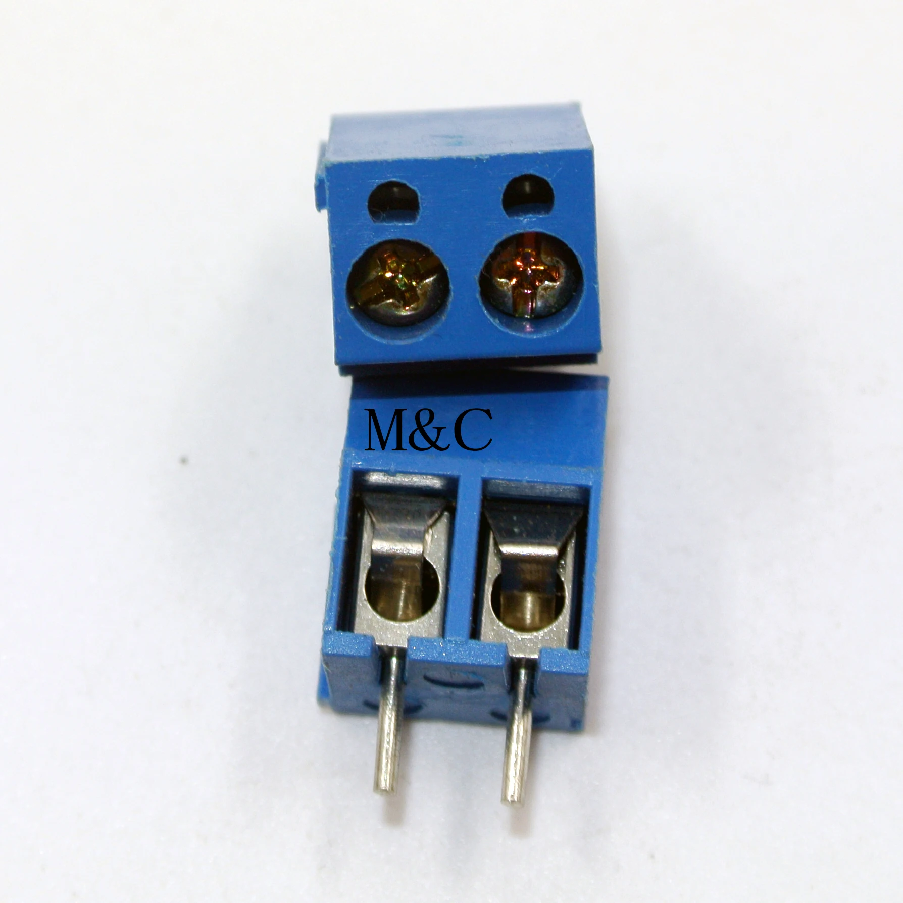 100pcs-2-Pin-M3-Screw-Terminal-Block-Connector-PCB-Mount-5mm-Pitch ...