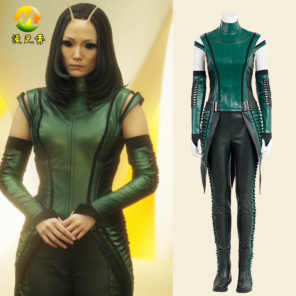 Guardians of The Galaxy 2 Mantis Women's Green Cosplay Costume Suit For ...