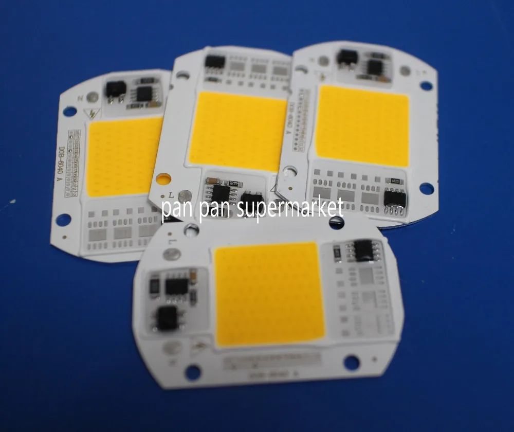 Bombilla LED COB de 10 piezas, sin necesidad de controlador, 50W, 220V, Chip de alto Lumen de ...