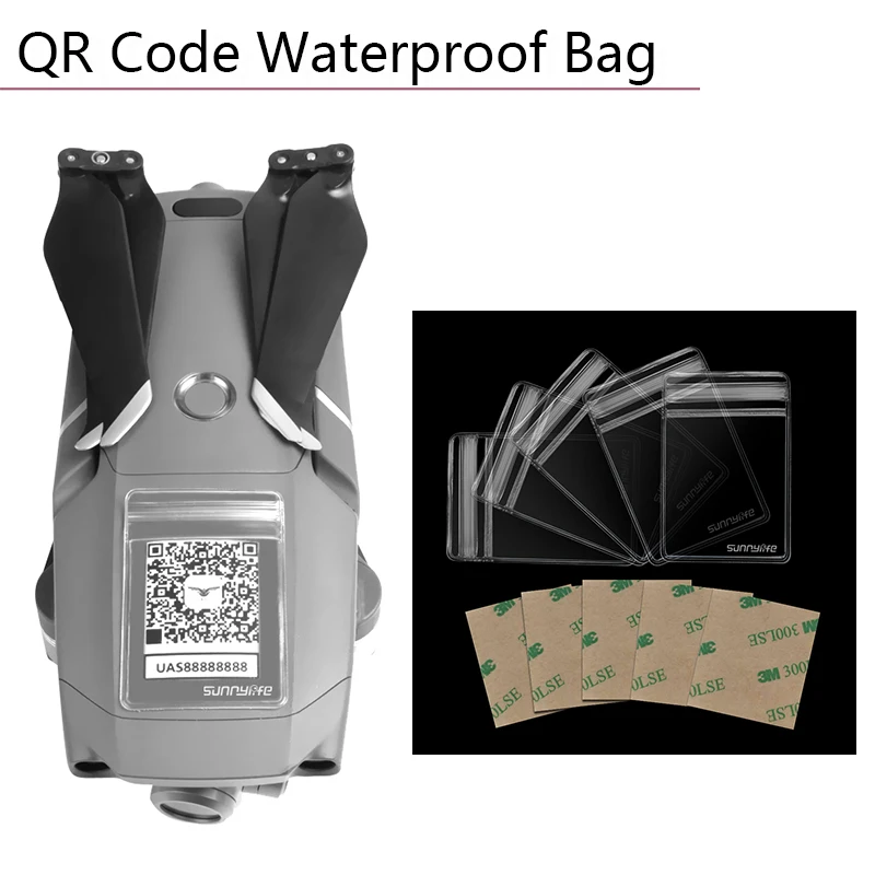 Drone Universal QR Code Waterproof Cover Protection Bag Protective Case ...