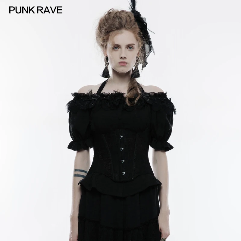 Punk Rave Gothic Corset Vest Christamas T Clothing Womens Sexy