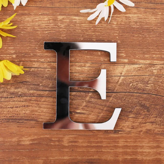 Mirrored Alphabet Letters Freestanding