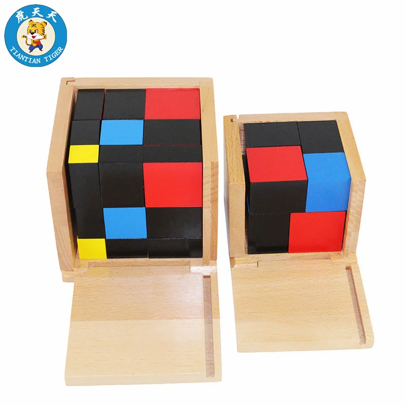 Wooden Math Learning Teaching Supplies | Educational Wooden Cubes 7 ...