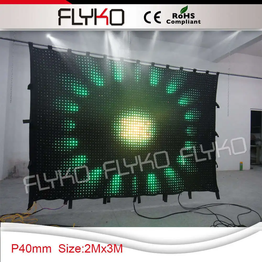 Party blast led backdrop led video display flightcase shipping-in Stage ...