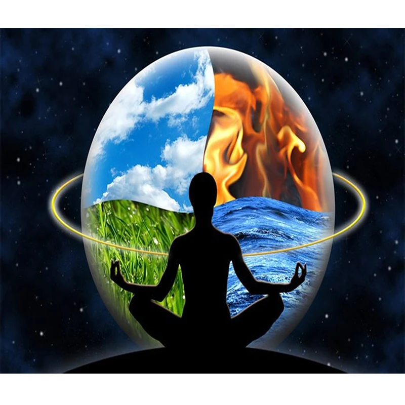 Aliexpress.com : Buy Four elements of life image 3d diy diamond ...