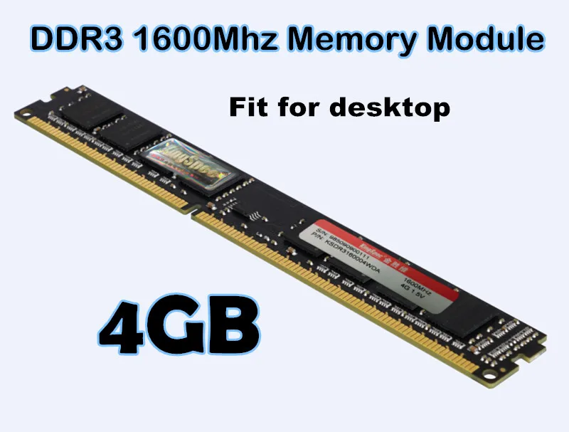 Kingspec Ddr3 Double Data Rate 3 Drams 4gb 1600 Mhz Sdram Memory Card 512m X 8 Bit 1rank Cl11