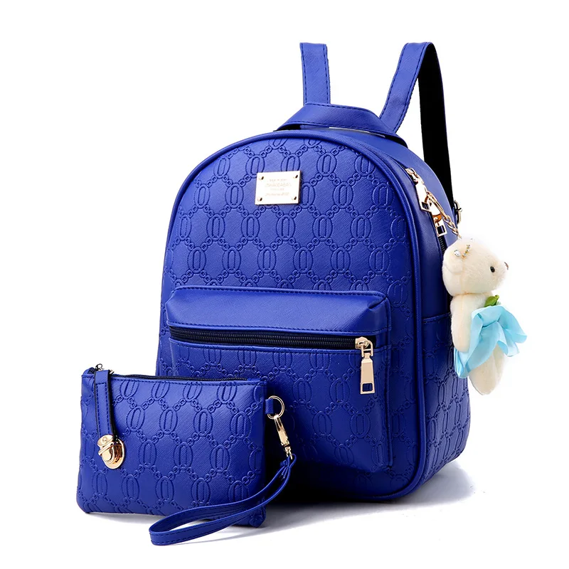 2017 fashion Women small Backpack 2/set female mini backpack School ...