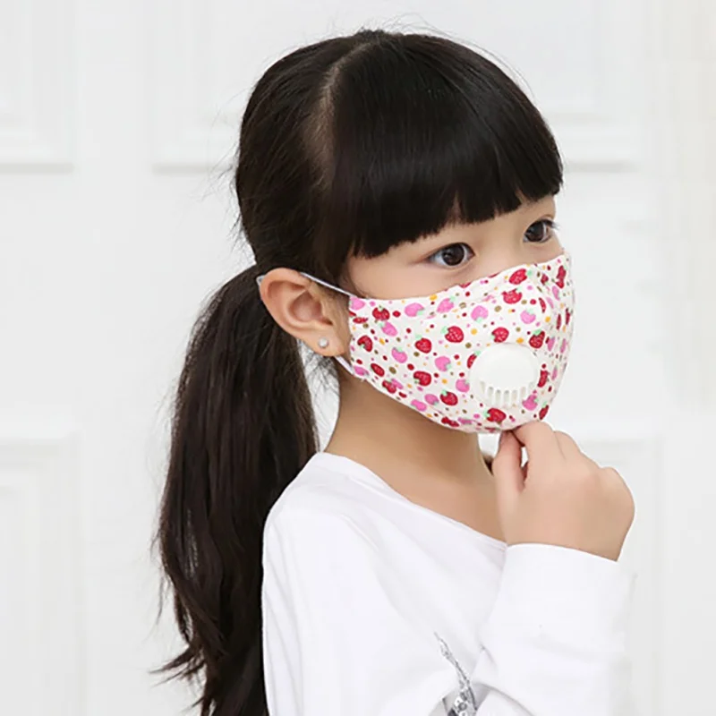 Cartoon Cute PM2.5 Anti Dust Mouth Face Mask for Kids Cotton Masks With ...