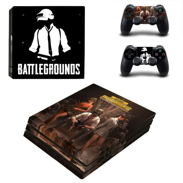 The Pubg Ps4 Pro Skin Sticker For Playstation 4 Console And 2 Controllers Ps4 Pro Skin Stickers Decal Vinyl Stickers AliExpress