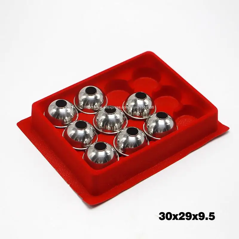9pcs/lot 30*29*9.5mm Magnetic Stainless Steel Float Ball Floating ...