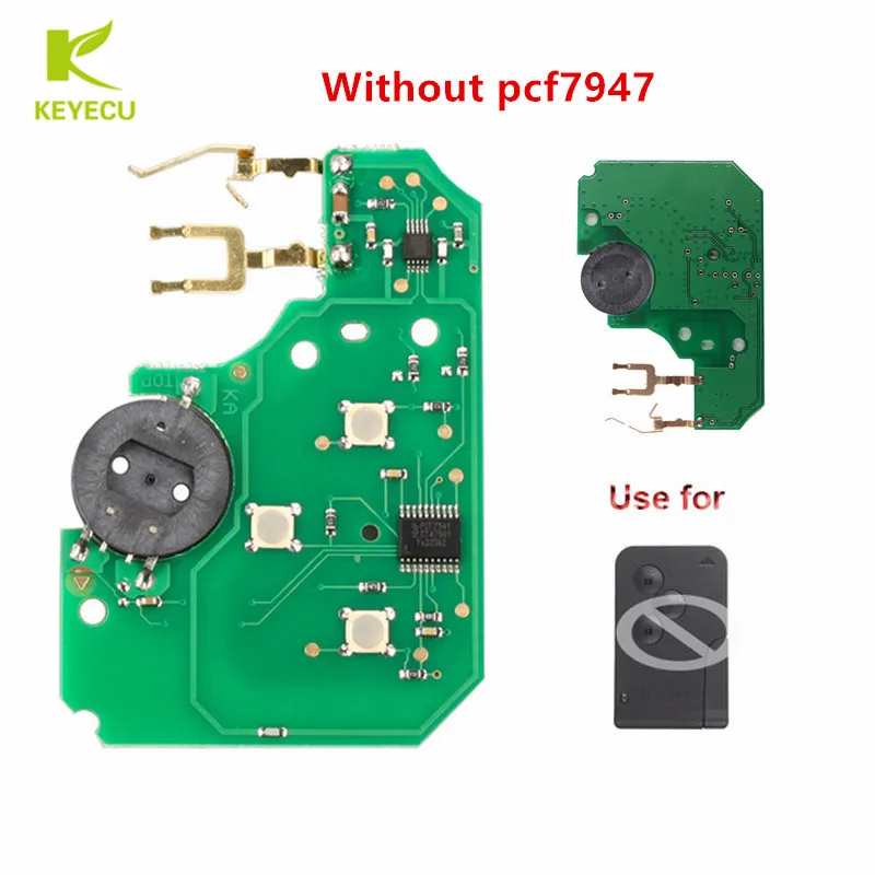 Placa remota nova 433 mhz do pwb de keyecu para renault megane scenic ...
