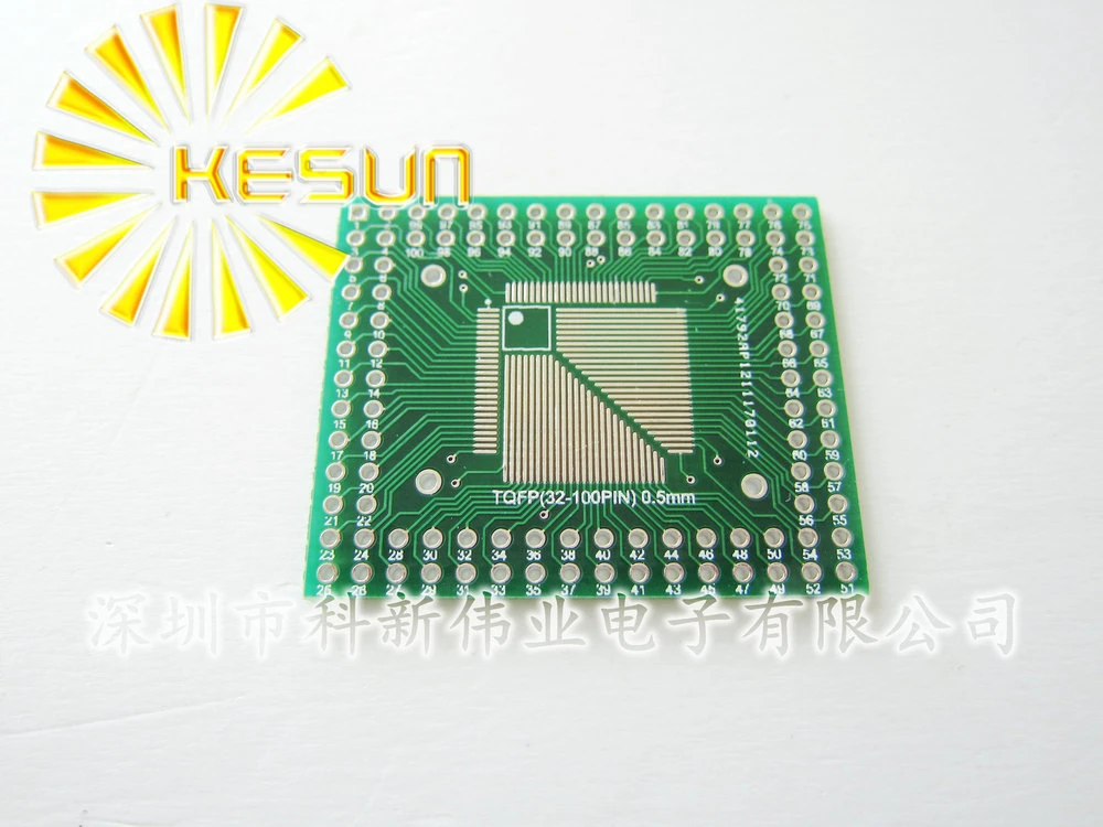 10pcs Tqfp / Fqfp / Lqfp Qfp32 / Qfp44 / Qfp64 / Qfp80 Qfp100 0.5mm 0.8mm Ic Adapter Socket ...