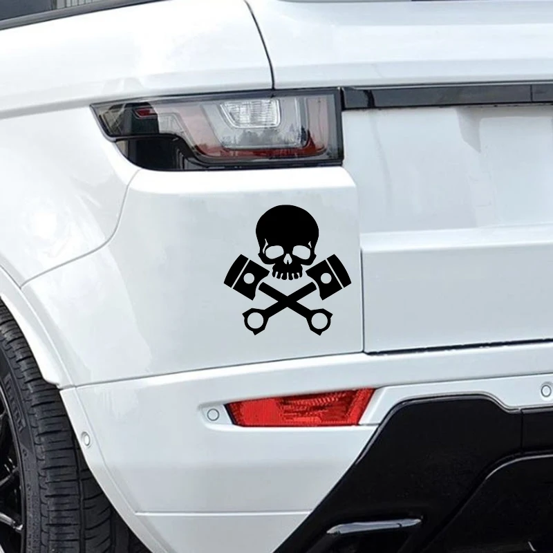 Crossed Piston Sticker