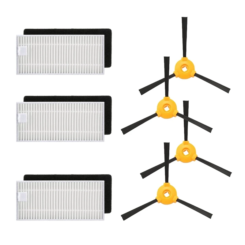 Vacuum Cleaner Foam Filters Side Brush Kits For Ecovacs Deebot N79 N79s