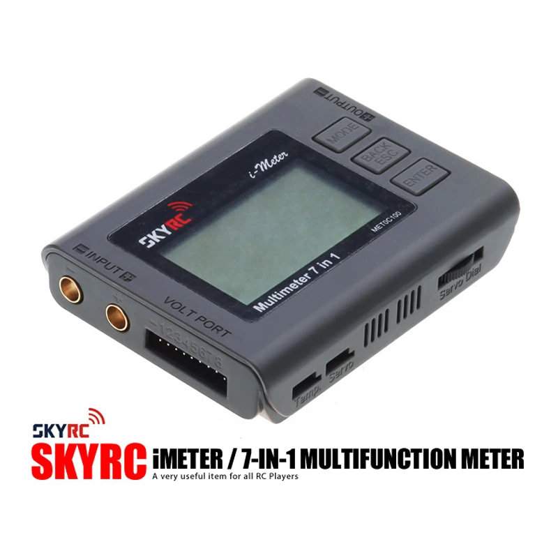 Skyrc 7 In 1 Multimeter Digital Rc Battery Watt Meter Servo Tester ...