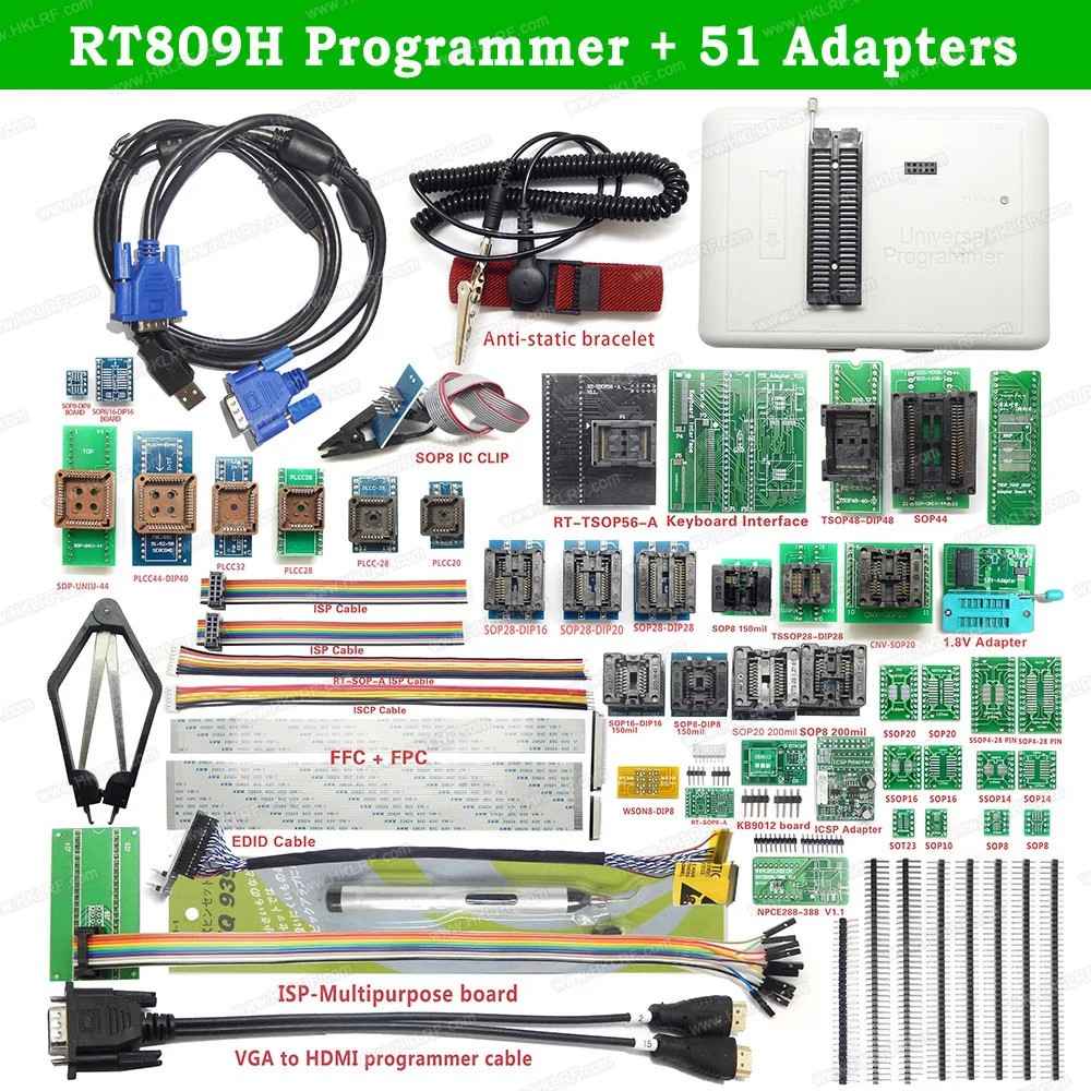 Rt809h Universal Programmer 51 Adapter | Rt809 Programmer Software ...