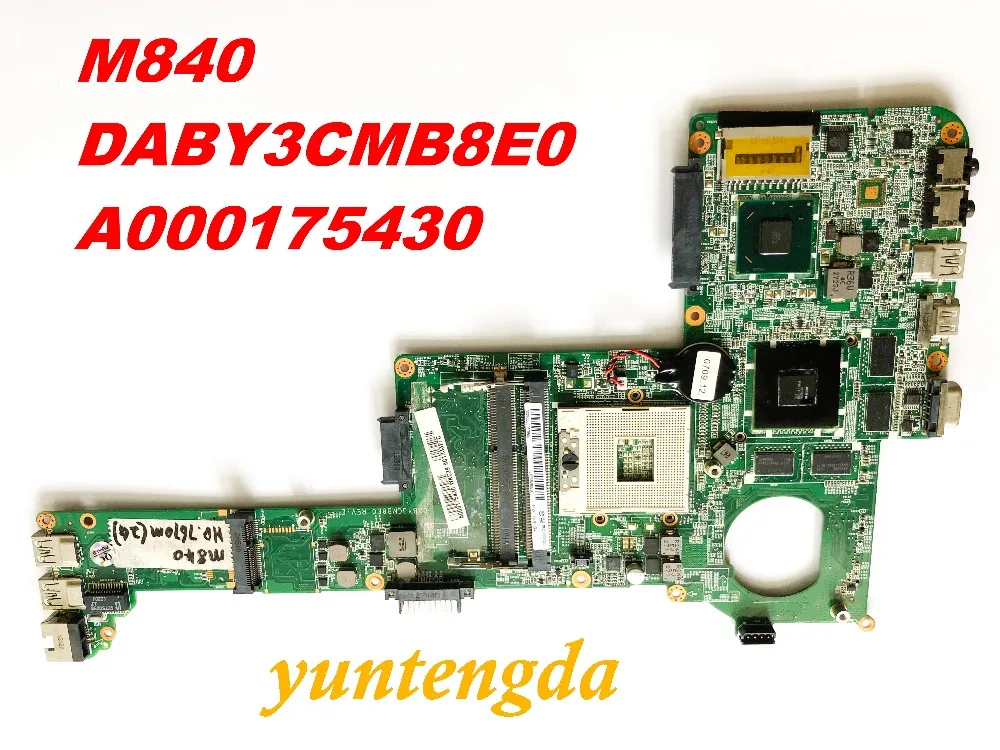 Original สำหรับ Toshiba M840เมนบอร์ด DABY3CMB8E0 A000175430ทดสอบดีจัด ...