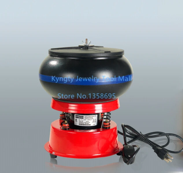 Jewelry Making Tools 220V Vibratory Tumbler 8" Drum Polishing Machine ...