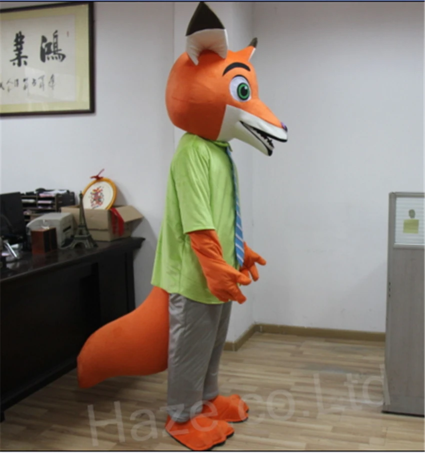 Zootopia Fox Nick Fancy Dress Adult Mascot Costume-in Action & Toy ...