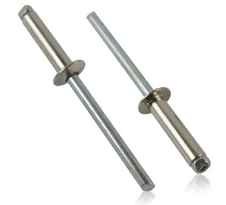 Half round flat stainless steel GB12618 oval head rivets / rivet / nail ...