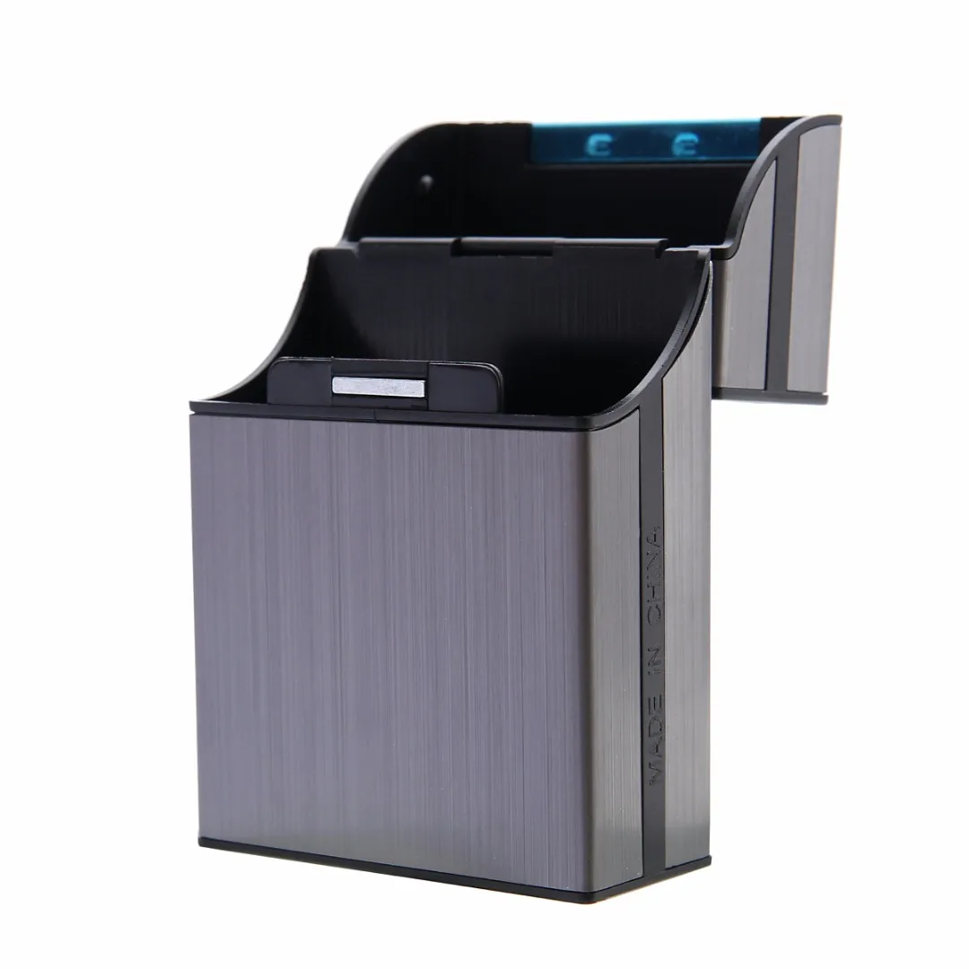 Mayitr Aluminum Alloy 20 Cigarettes Storage Case Box Portable Cigar ...