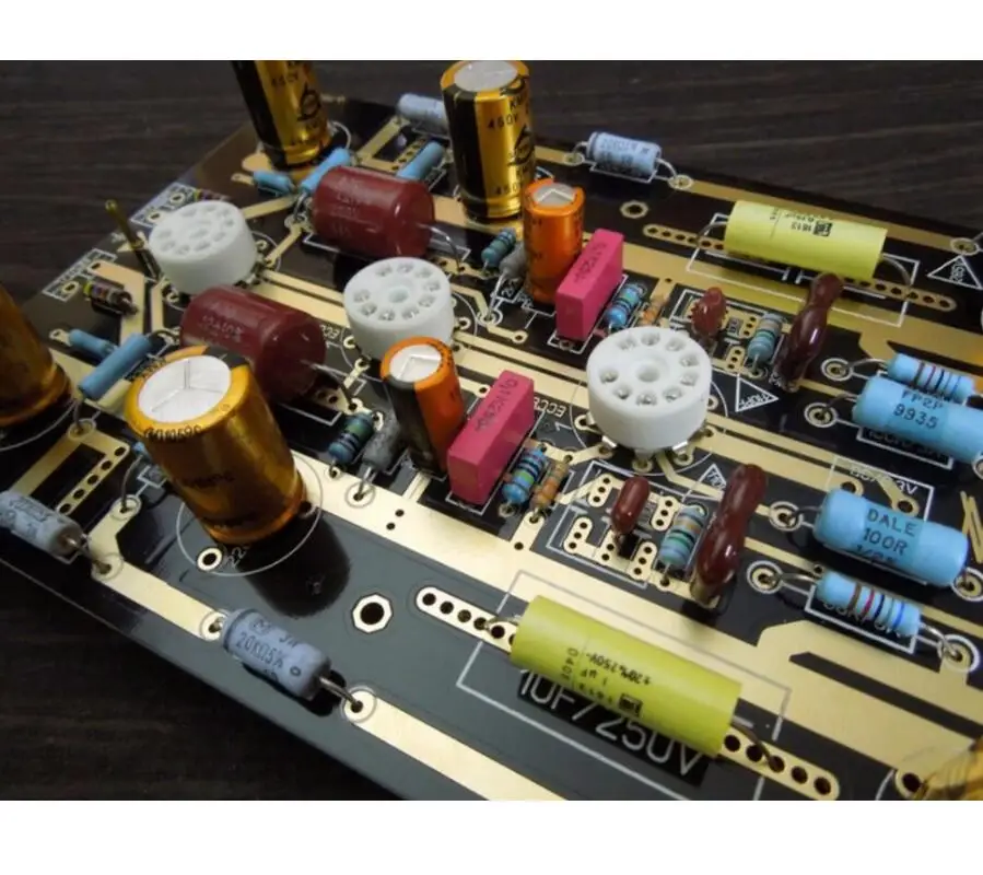 Великобритания ear834 мм RIAA Ламповый фонокорректор стерео усилитель ...