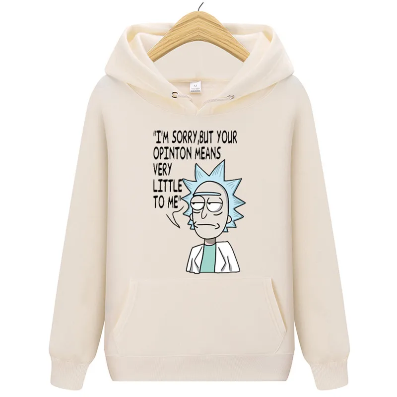 Animation Hoodie Rick And Morty Sweatshirts Men 2018 New Hot Selling