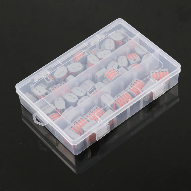 60PCS quick splice electrical wiring terminal wires connectors cable ...