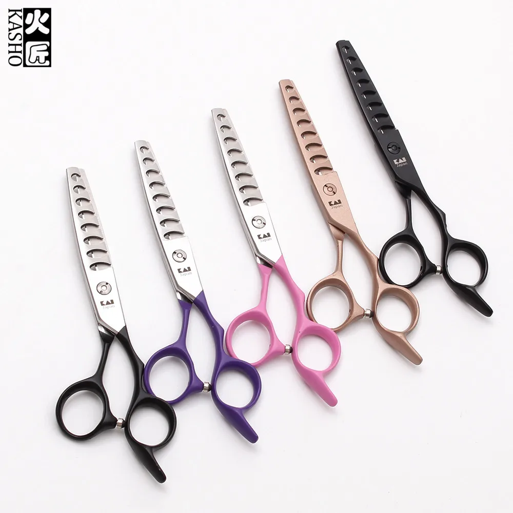 H9122 6.0" 17cm JP 440C Kasho Hairdressing Suppies Cutting Shears ...