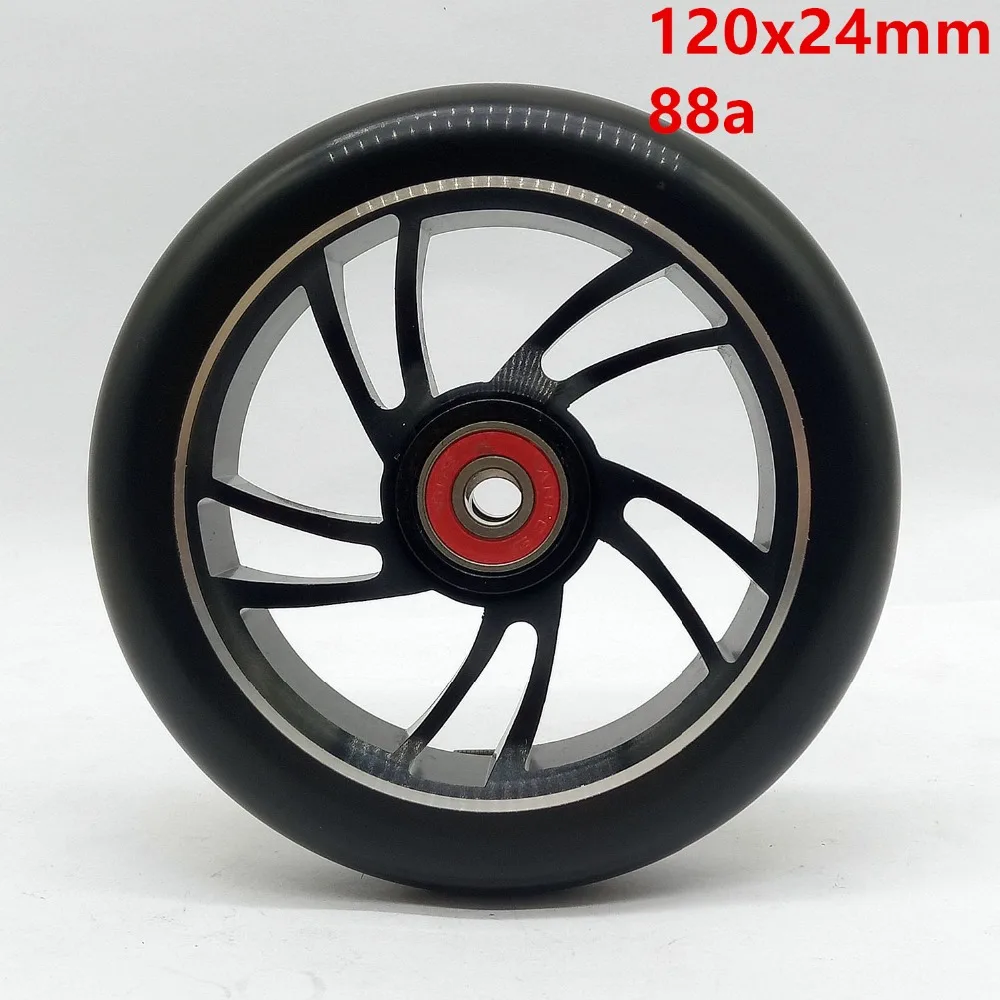 120mm Freestyle Scooter Wheels | Aluminum Alloy Scooter Wheels ...