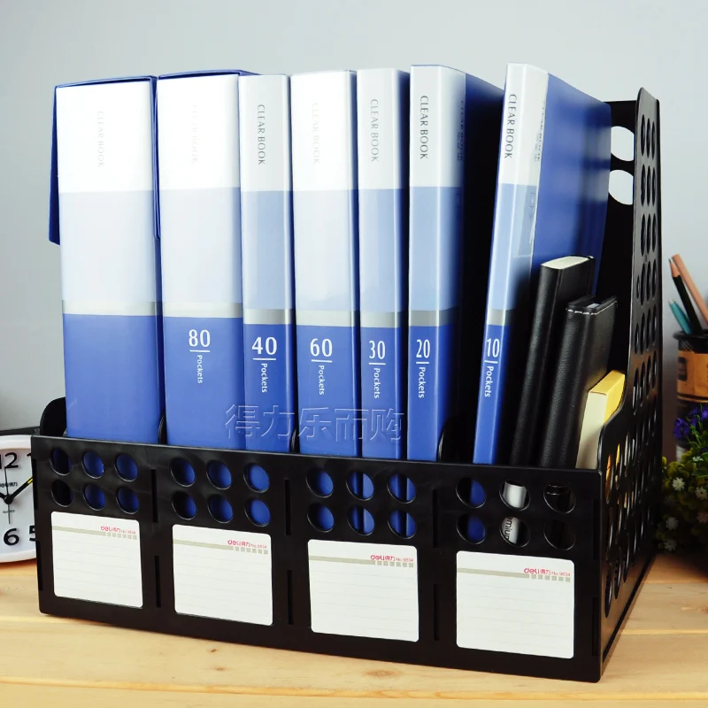 Office brochure 4 Binder folder insert bags 40 Folder storage products ...