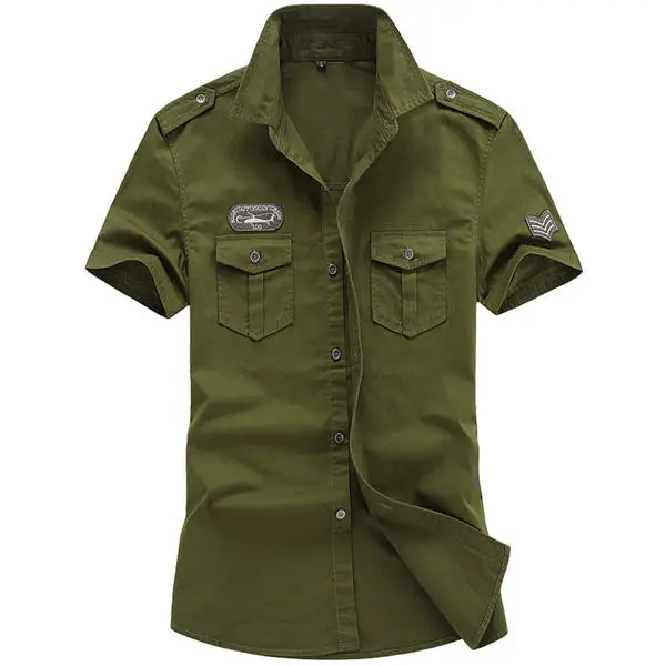 2018 Top Tactical Quick Dry Cotton Military Shirt Breathable Short ...