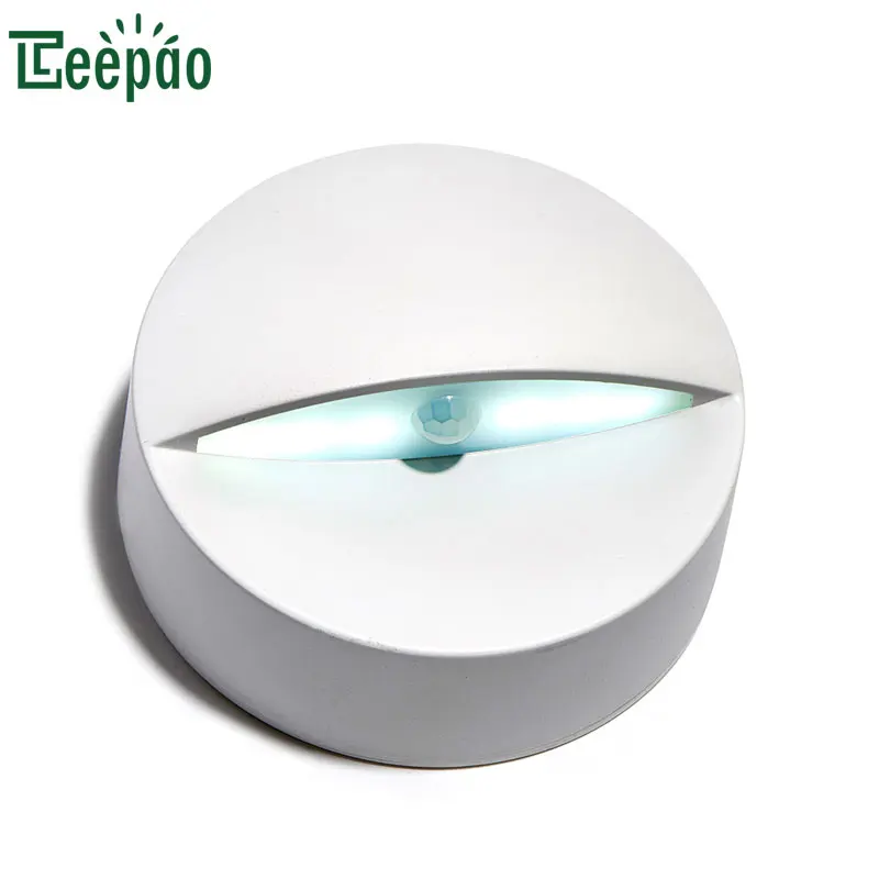 6 LED Light Human Body Motion Induction Intelligent LED Night Light ...