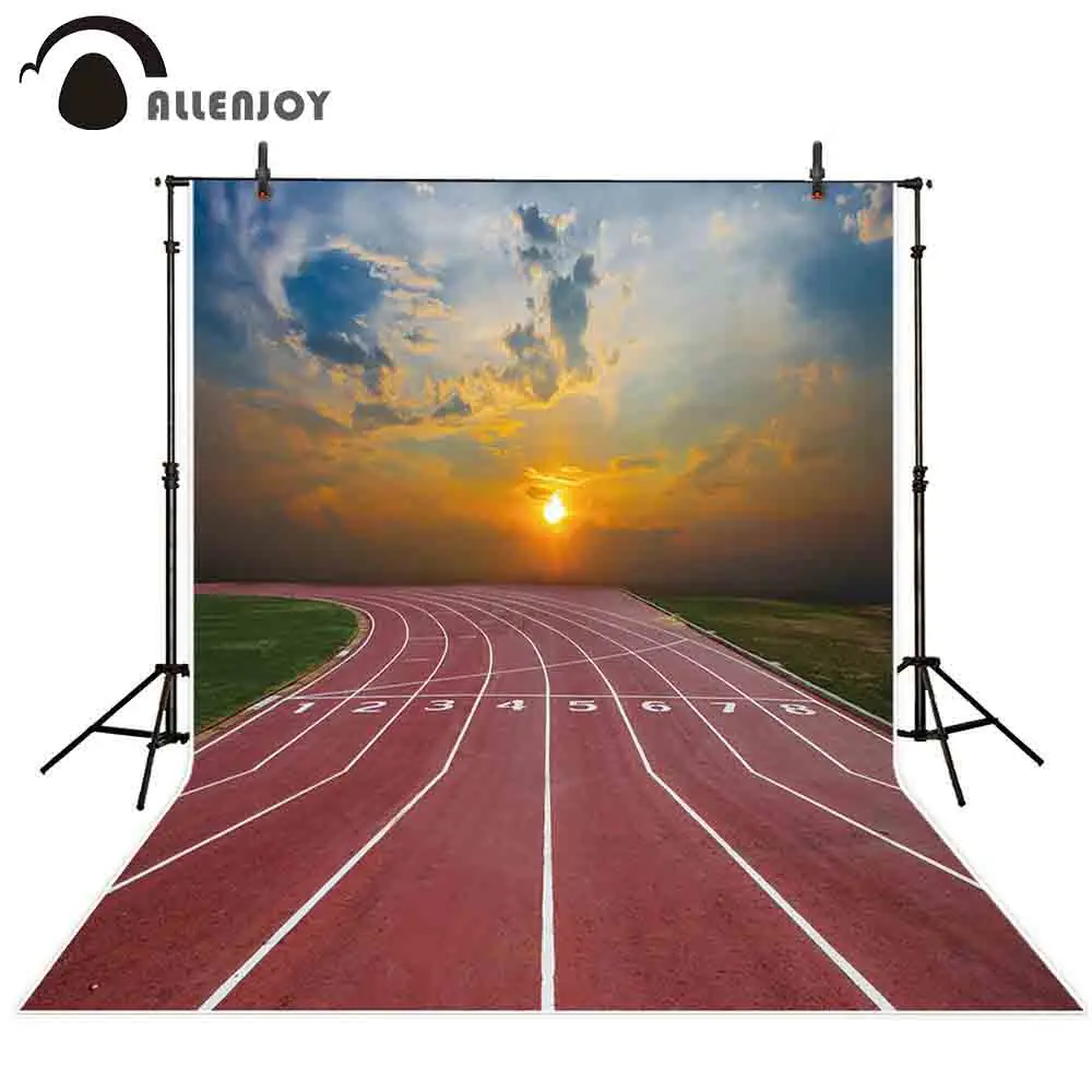 Allenjoy-running-track-photography-backdrop-sport-field-background ...