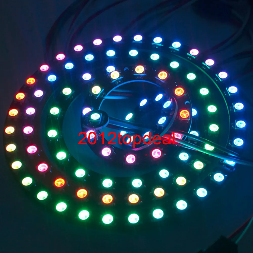 WS2812B LED Ring 1 8 12 16 24 32 40 48 60 93 241 Bits LEDs WS2812B ...