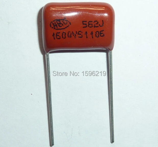 50pcs CBB capacitor 562 1600V 562J 1.6KV 5600pF 5.6nF P15 CBB81 ...
