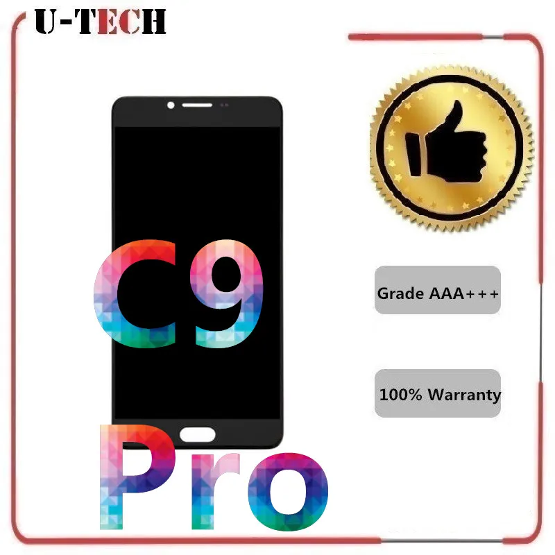 Gansta Super AMOLED LCDs Repair Parts For SAMSUNG GALAXY C9000 LCD C9 ...