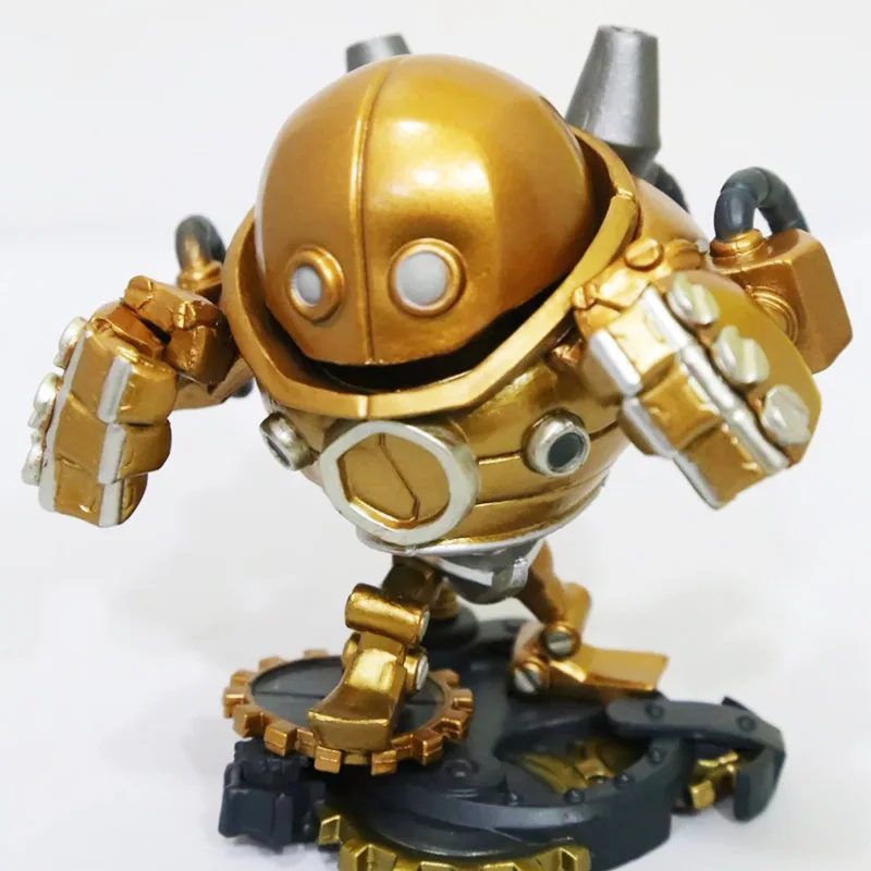 11cm The Great Steam Golem Blitzcrank league legend figure Collectible ...