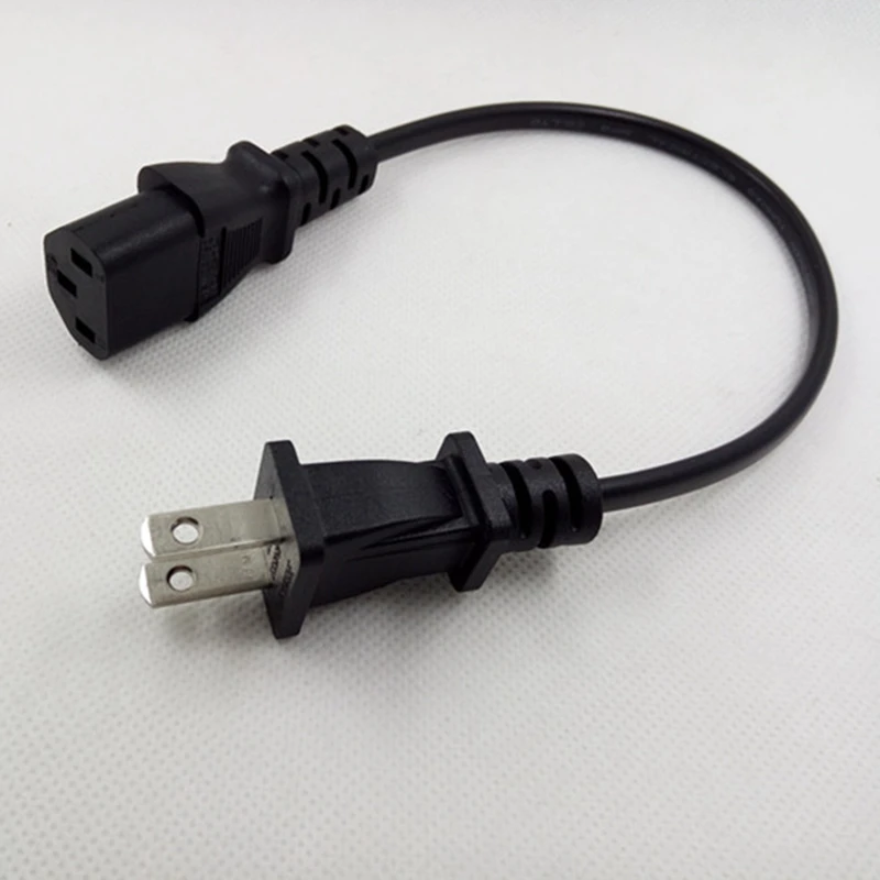 NEMA 1 15P JP US Plug to IEC 320 C13 3Prong AC Cord Short Portable ... NEMA 1 15P JP US Plug to IEC 320 C13 3Prong AC Cord Short Portable ...