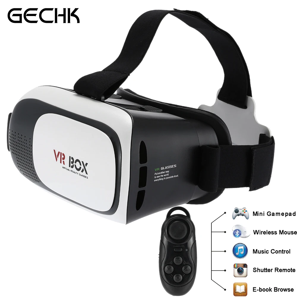 2016 Google Cardboard VR BOX Pro Version VR Virtual Reality 3D Glasses ...