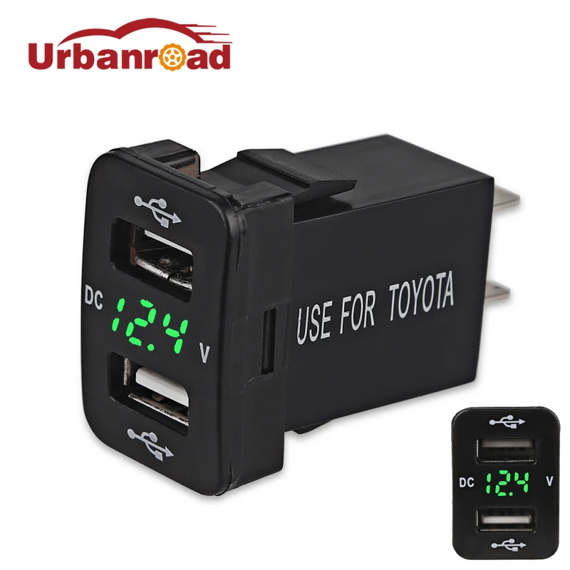 For Toyota Car Usb Socket Cigarette Lighter Charger Power Adapter ...