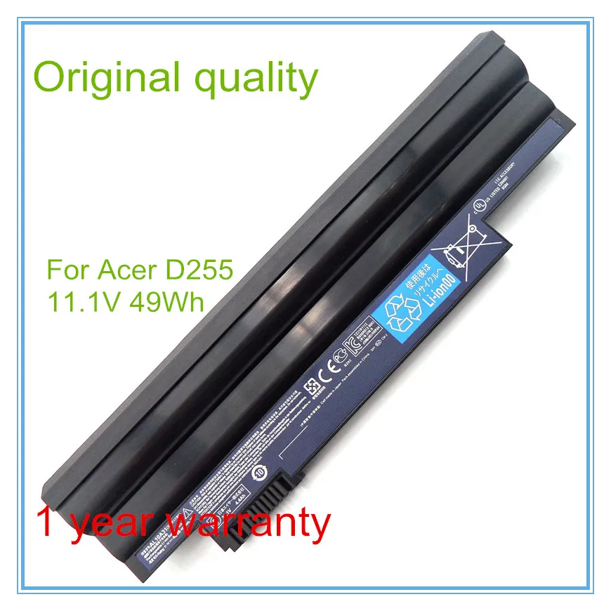 11.1 V 49Wh bateria do Laptop Original para One D255 522 722 AOD255 ...