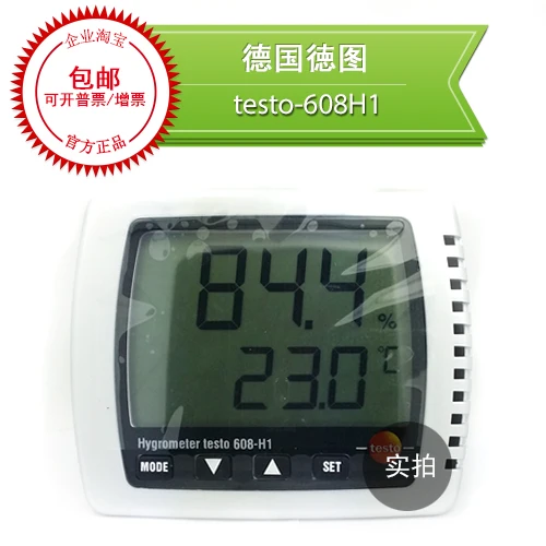 Higrómetro Testo Testo 608h1 608h2 temperatura y humedad monitor de ...