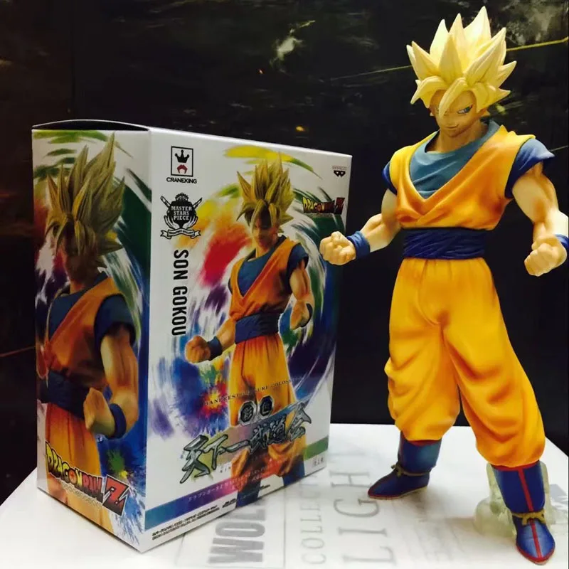 Free Shipping 11" Dragon Ball Z Anime Super Saiyan Son Goku Gokou Big ...