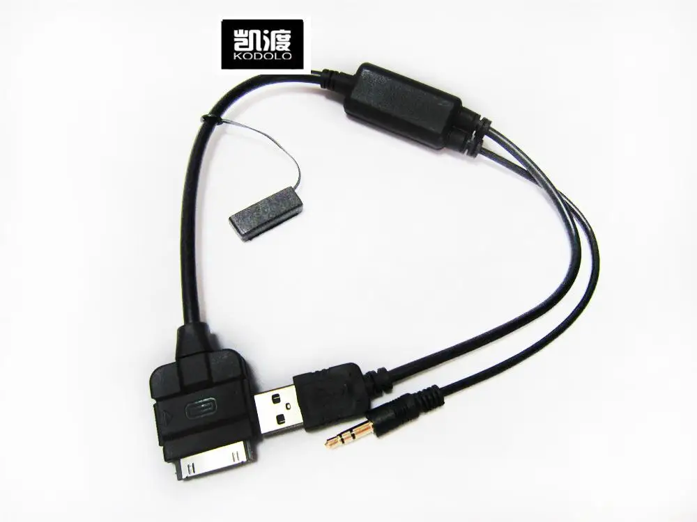 Auto car USB 35cm AUX audio jack data connection car charger phone ...