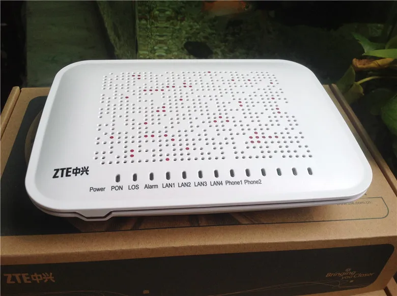 Original Zte Gpon Onu F620 With 4fe Lan Ports And 2 Phone Ports Of H ...