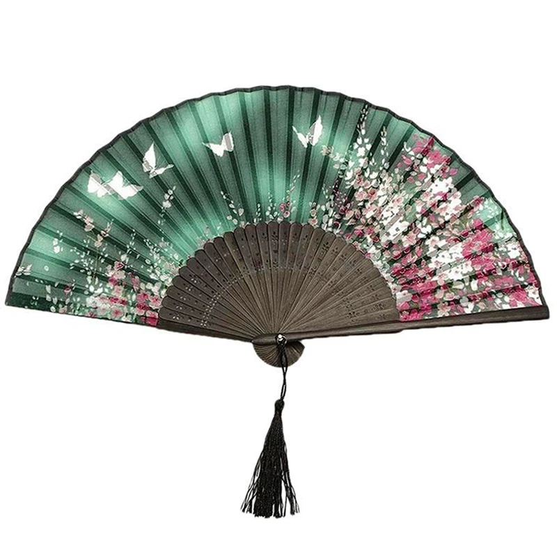 Raw Silk Fan Chinese Handicrafts Chinese Style ladies Wind Craft Fan ...