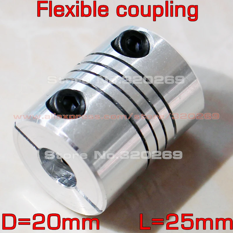1PC Set Clamp Axis Flexible Coupling For Stepper Motor Coupler Shaft ...