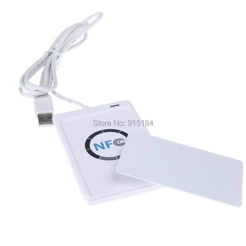 ACR122u NFC Reader Writer 13.56Mhz RFID Copier Duplicator + 1 pcs UID ...